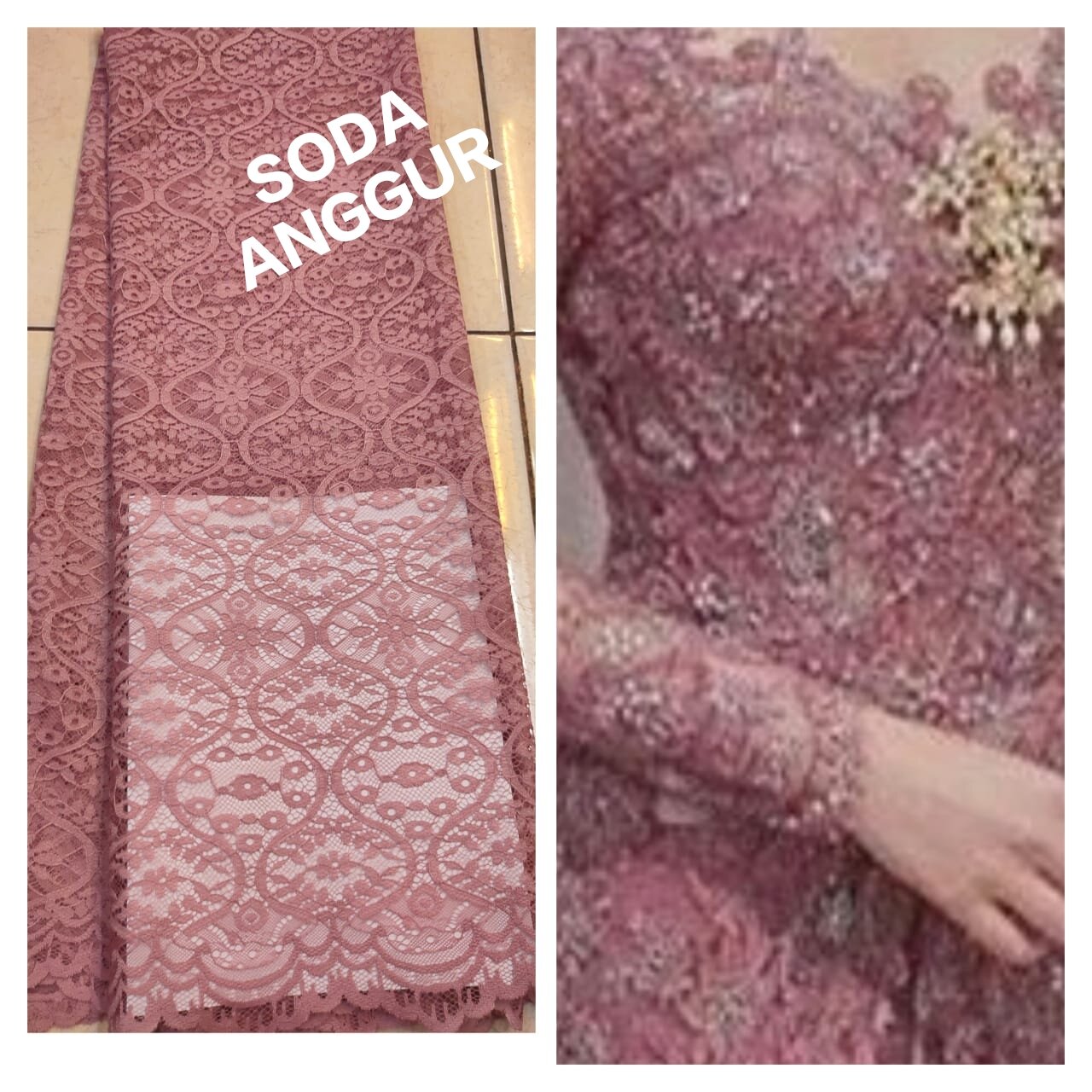 BAHAN KEBAYA RENDA SEMI FATMAWATI CANTIK MANIS DAN KALEM | Lazada Indonesia