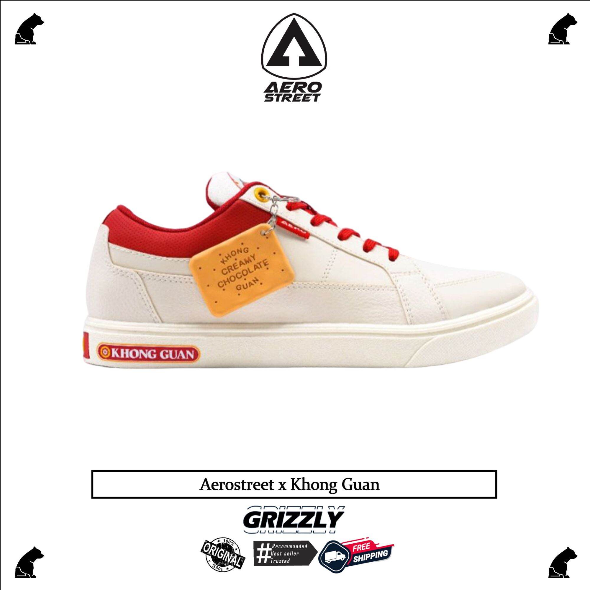 Sepatu Aerostreet x Khong Guan Limited Editon Fullset Baru | Lazada Indonesia