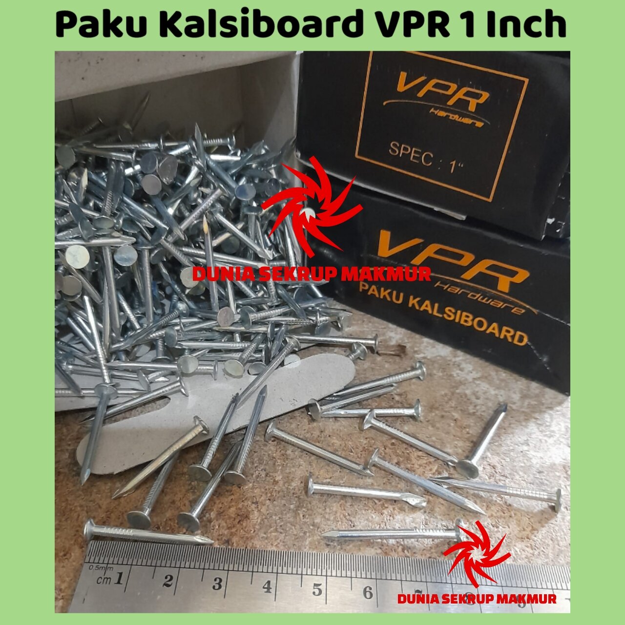 (1 Box) Paku GRC 1" / Paku Gipsum / Paku Karpet 1 Inch | Lazada Indonesia