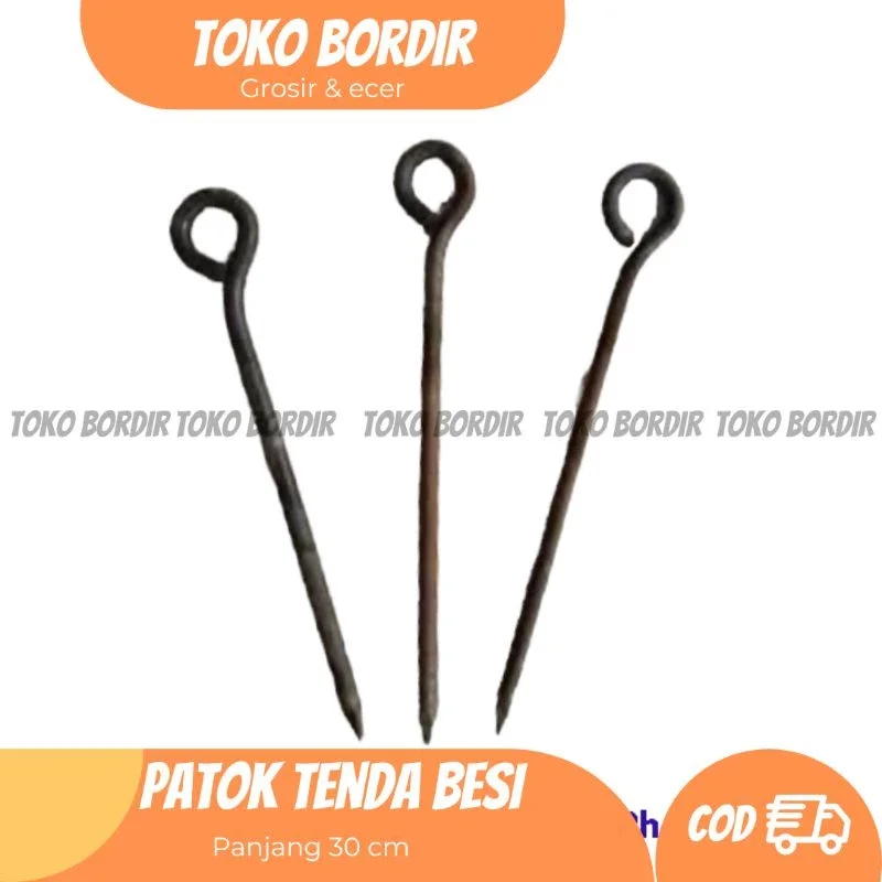 patok tenda besi / pasak tenda besi 20 cm | Lazada Indonesia
