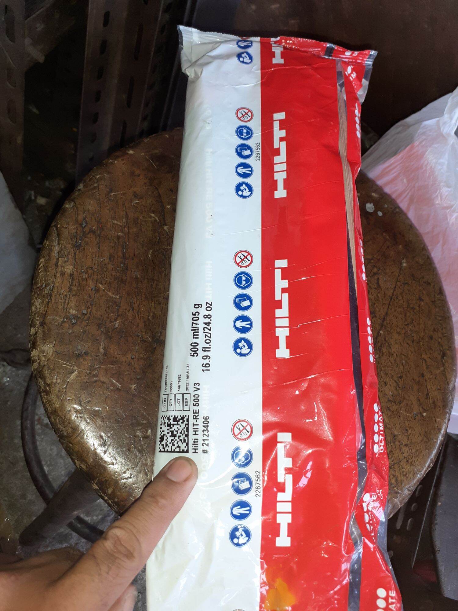 hilti hit - re 500 v3 lem beton chemical anchor dan rebar stick ...