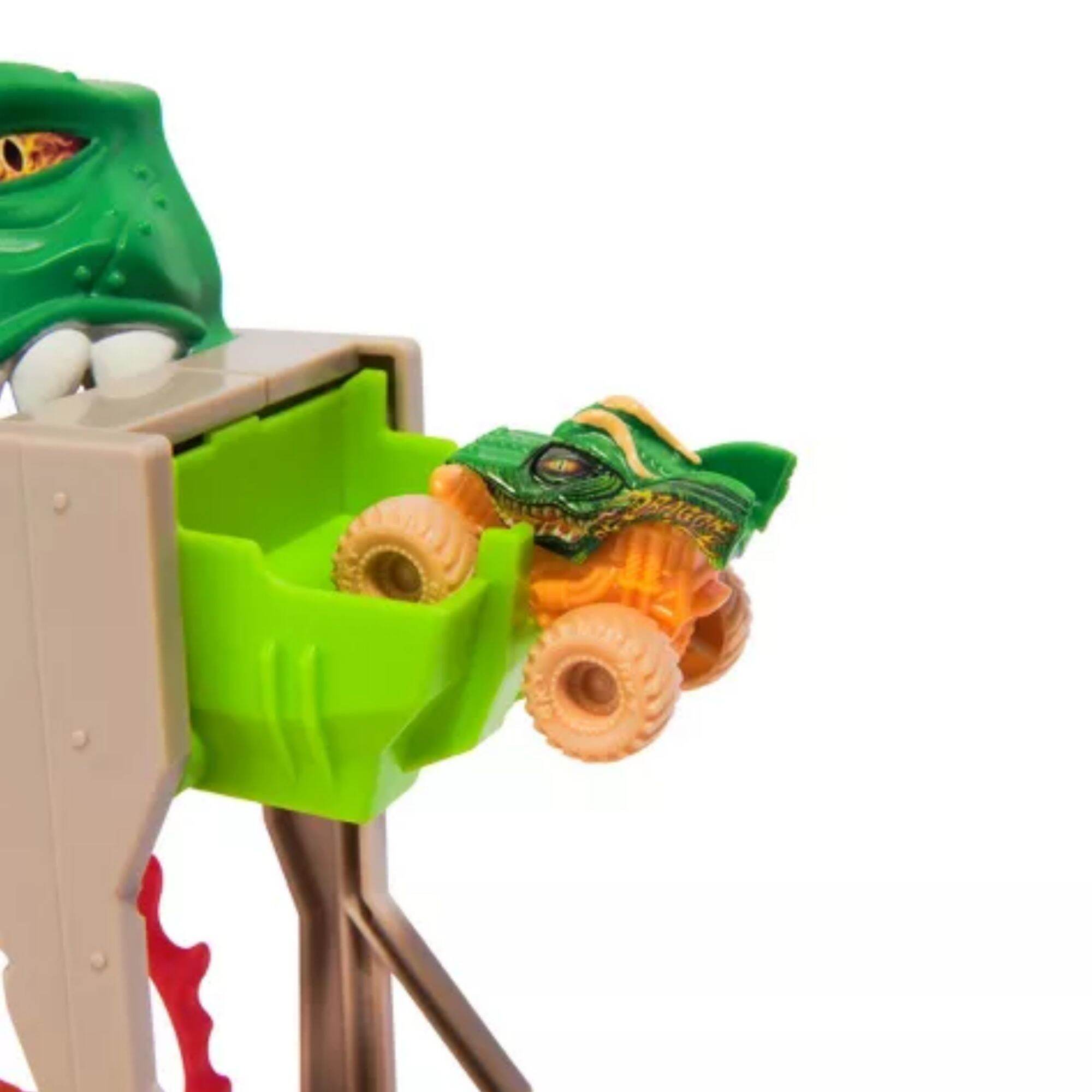 Hot wheels monster jam mini jams dragon dungeon of doom playset ...