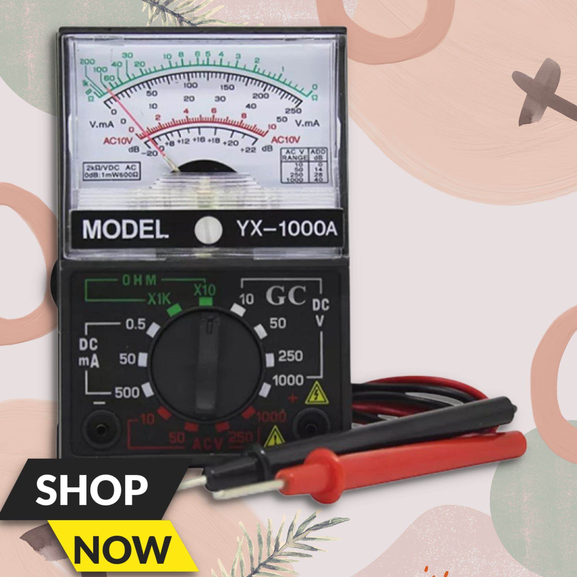 Multitester YX 1000A + Alat ukur | Lazada Indonesia