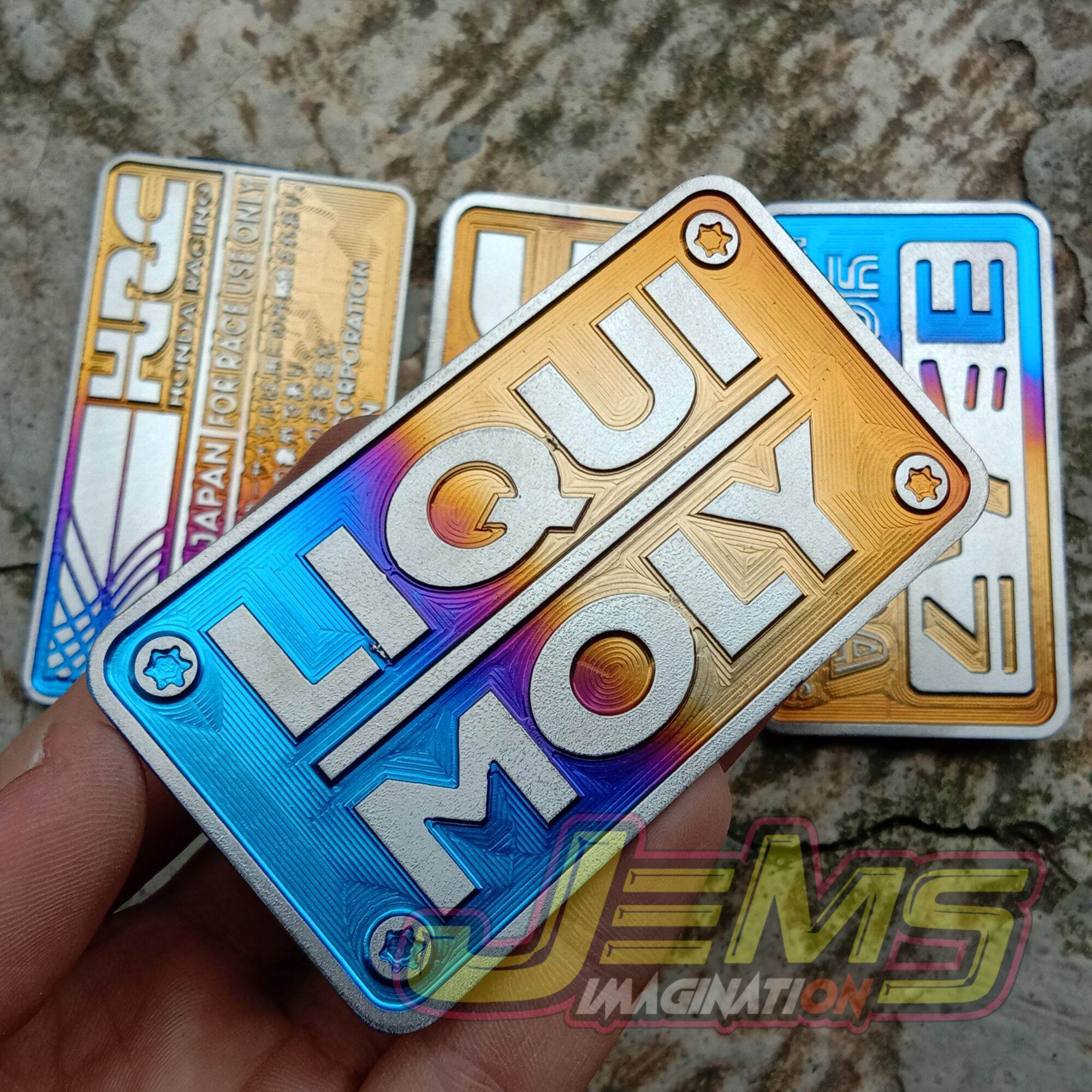 Emblem Hugger airblade Titanium / emblem titan hugger | Lazada Indonesia