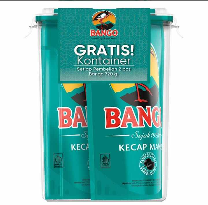 BARU special pack BANGO kecap manis 720x2 free box kontainer MURAH POL ...