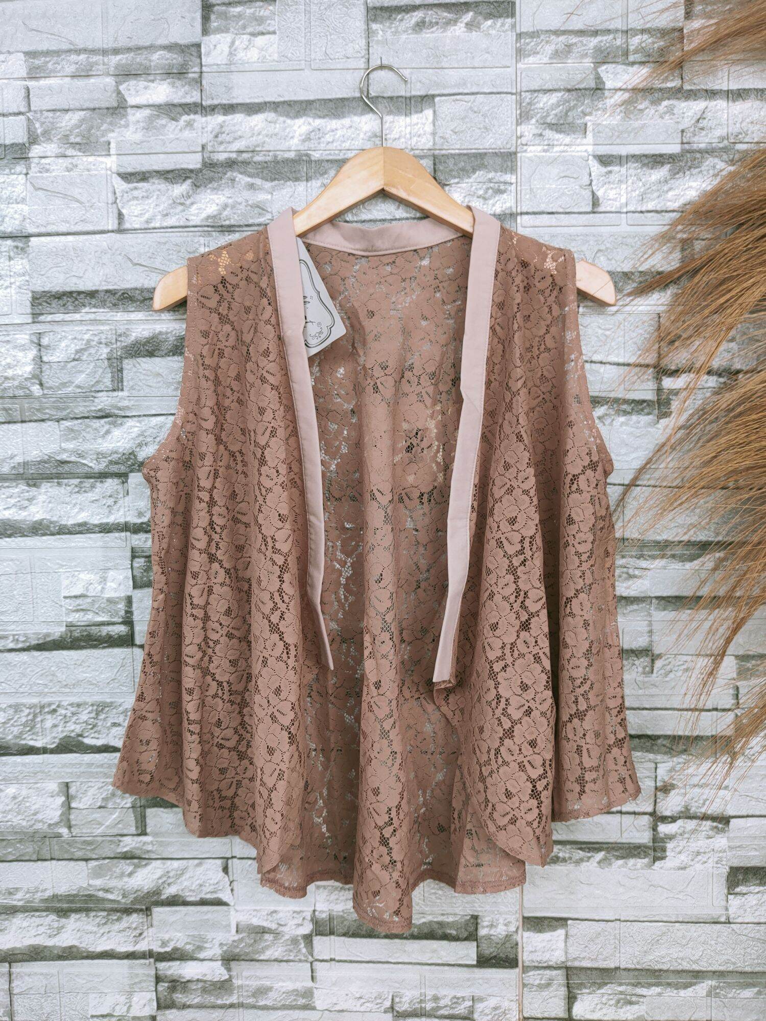 rompi blazer tanpa lengan kutung brokat | Lazada Indonesia