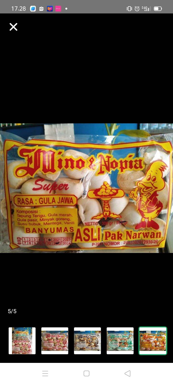 Mino Mini Nopia Narwan Khas Banyumas Purwokerto 300 Gram | Lazada Indonesia