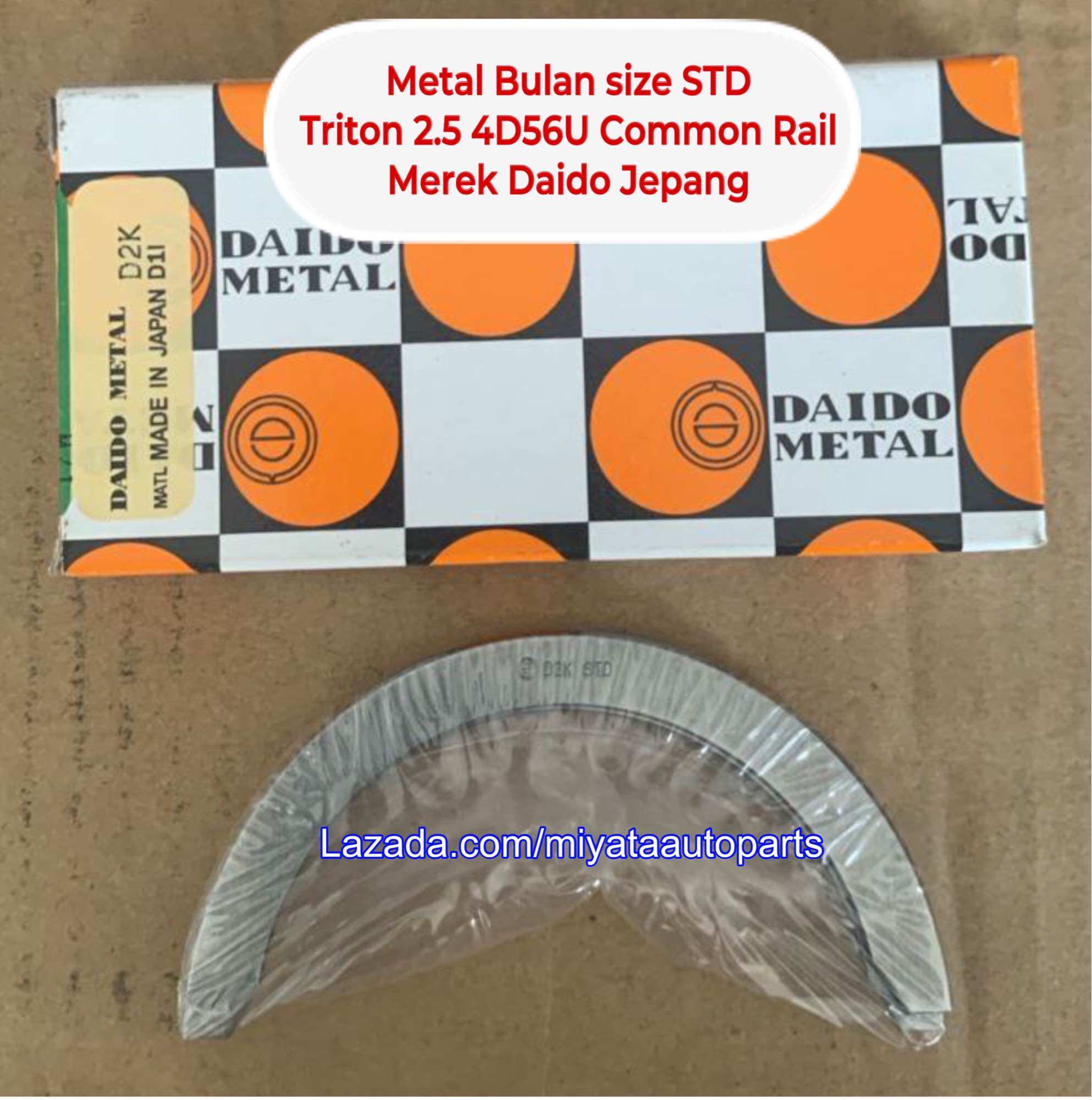 Metal Bulan size STD Triton 2.5 4D56U Common Rail Merek Daido Jepang ...
