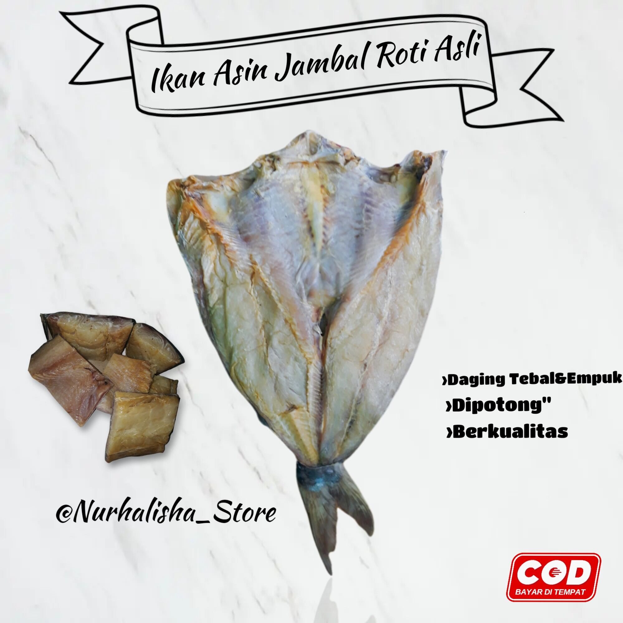 ikan asin jambal roti asli ikan dari pangandaran/500gram | Lazada Indonesia