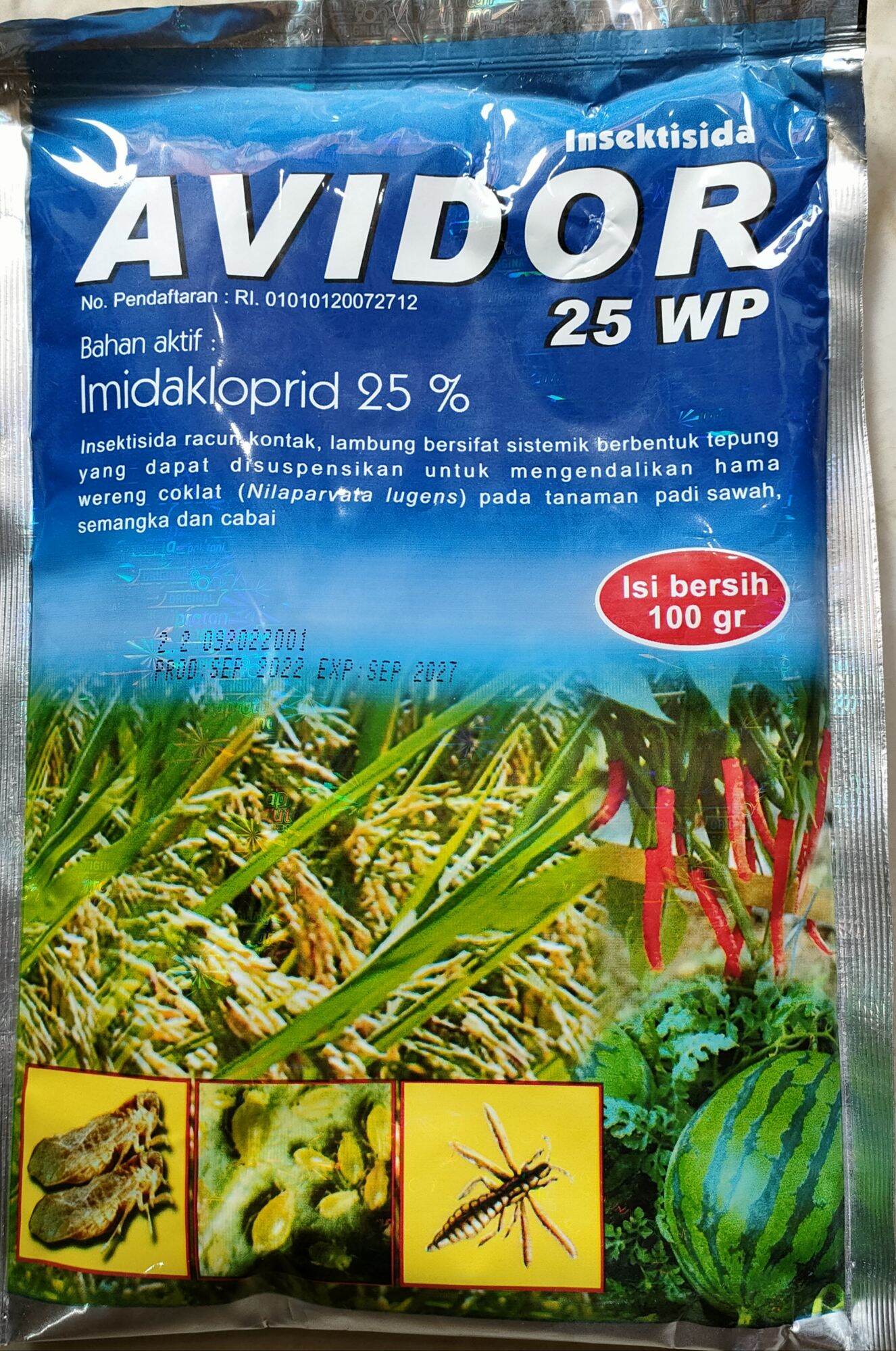 Insektisida Sistemik AVIDOR 25WP 100 GRAM | Lazada Indonesia