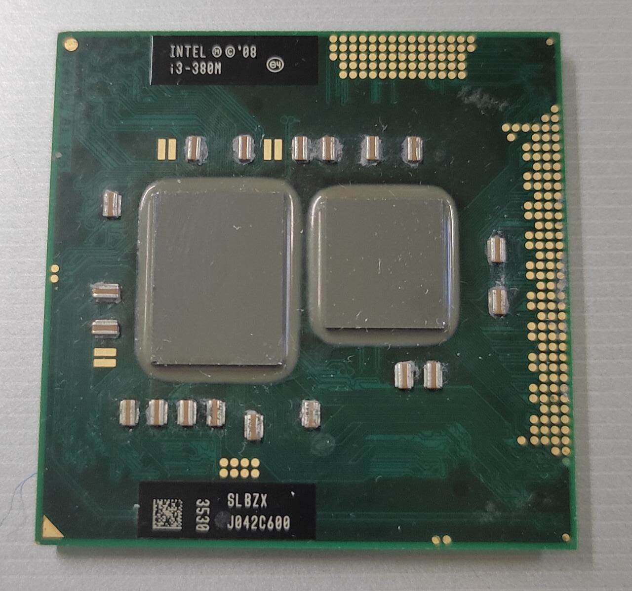 Processor Intel Pentium core i3-380M 2.5Ghz (SLBZX) untuk laptop ...