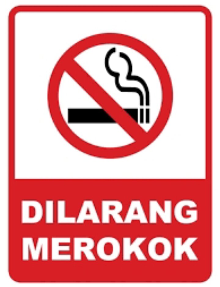 sticker dilarang merokok | Lazada Indonesia