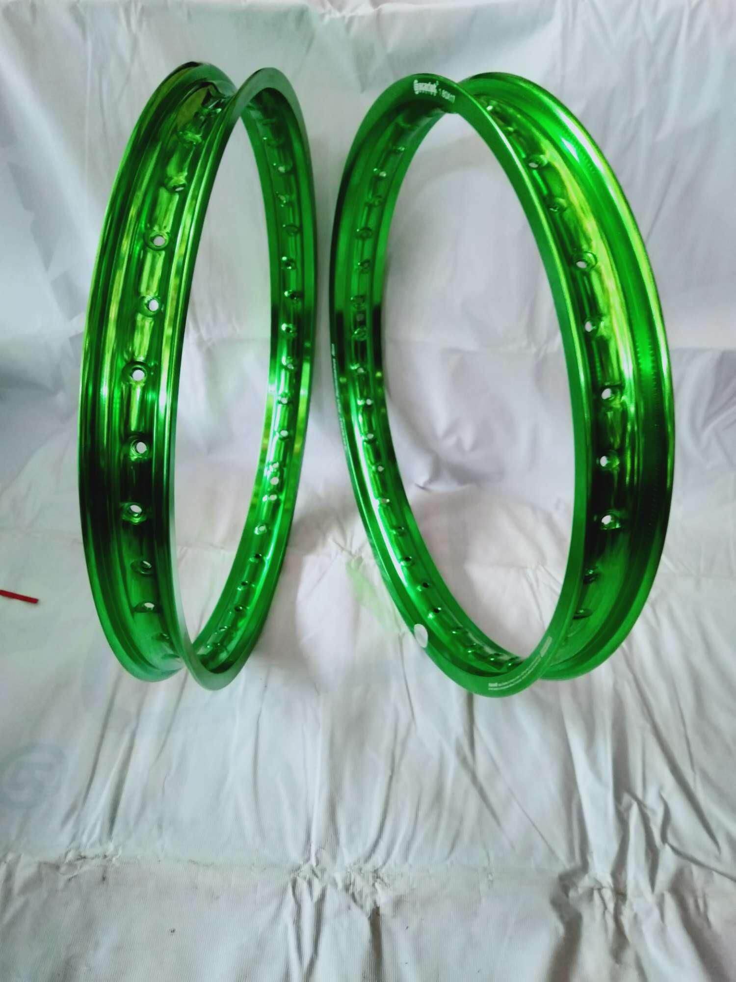 RODA VELG MOTOR RING 17 X160/140 SEPASANG MEREK SCARLET RACING HIJAU ...