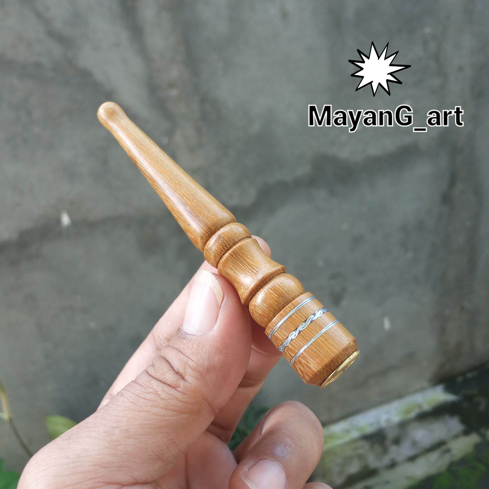 Once Pipa Rokok Kayu Kelor Emas Mini | Lazada Indonesia