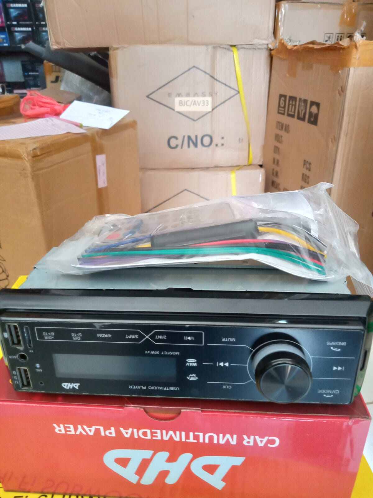 HEAD UNIT TAPE MOBIL SINGLE DIN MP3 BLUETOOTH RADIO DHD COCOK DI PASANG ...