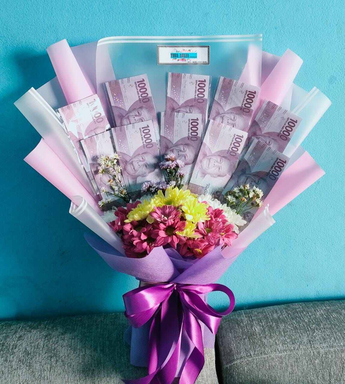 BUKET UANG KOSONG/BUKET BUNGA/BUKET WISUDA MIX UANG/BUKET BONEKA WISUDA ...