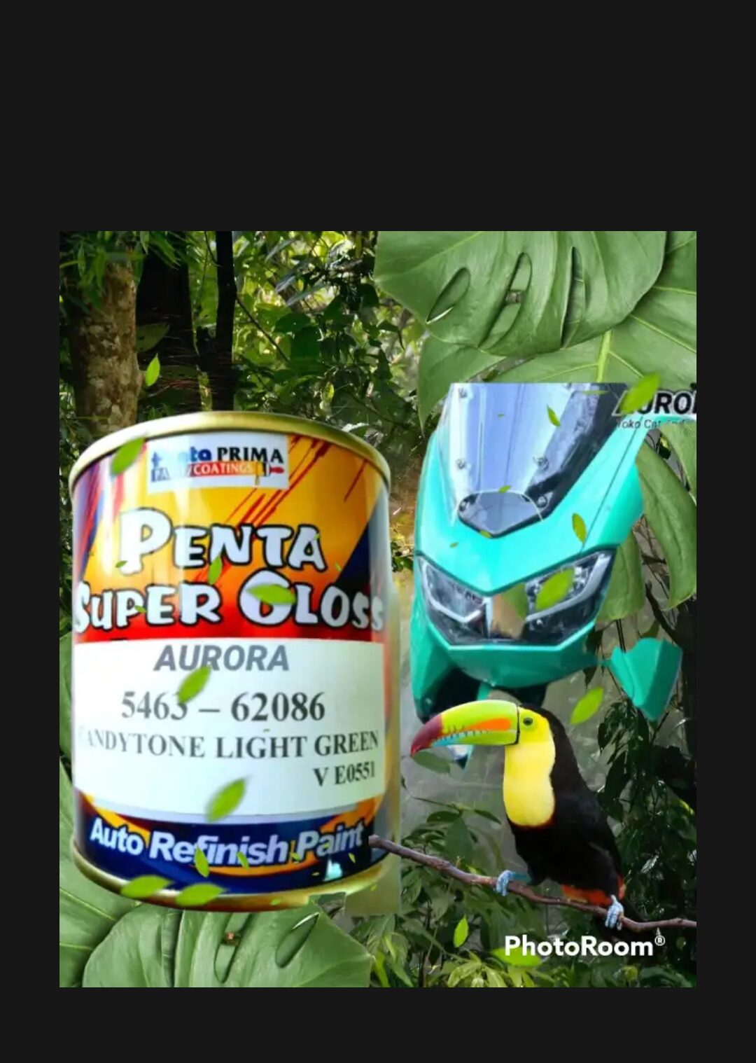 CAT PENTA SUPER GLOSS CANDYTONE CANDY LIGHT GREEN hijau tosca isi 200 ...