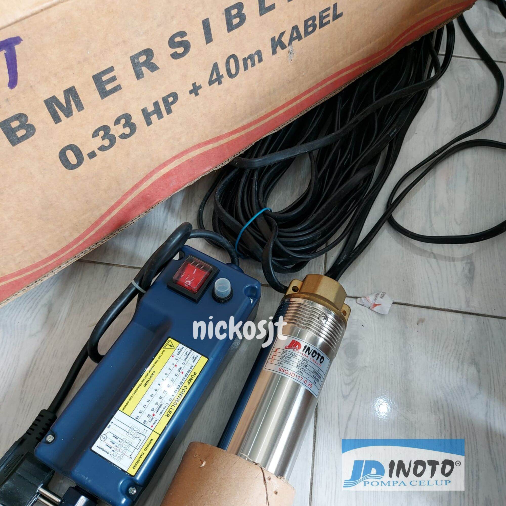 Pompa Submersible Sible sibel Inoto 2.5in 2.5" Pompa Celup + CONTROL ...