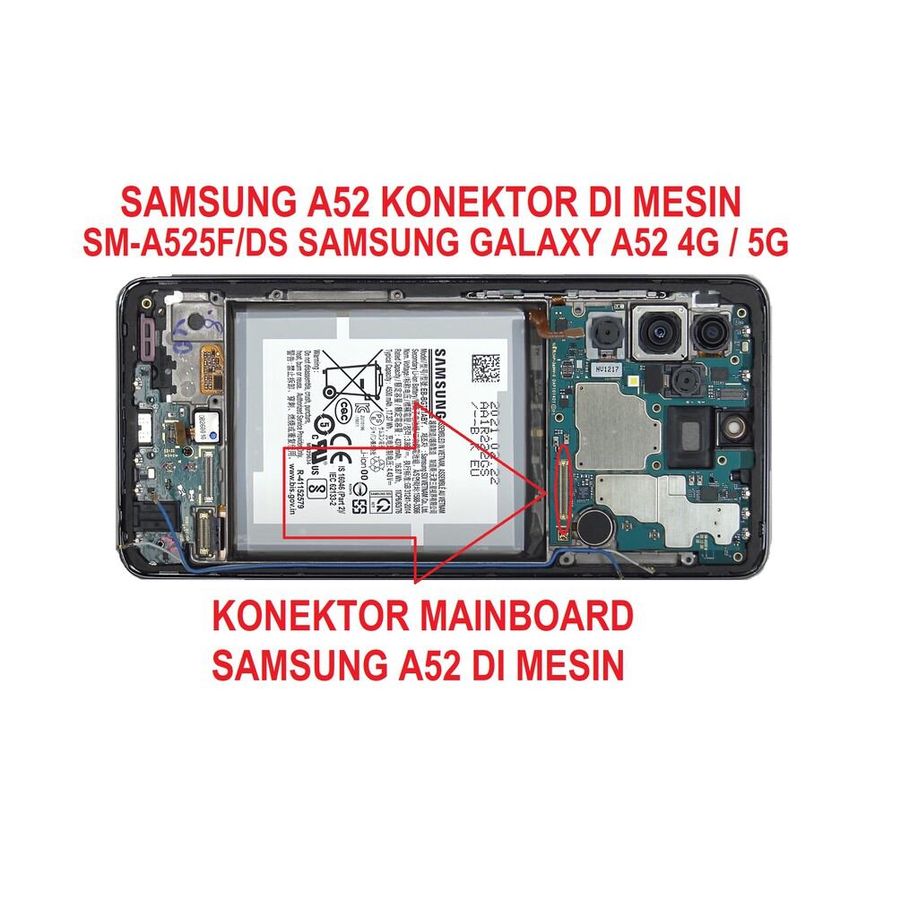 KONEKTOR MAINBOARD SAMSUNG A52 DI MESIN 78 PIN FPC MAINBOARD 1 PCS ON ...