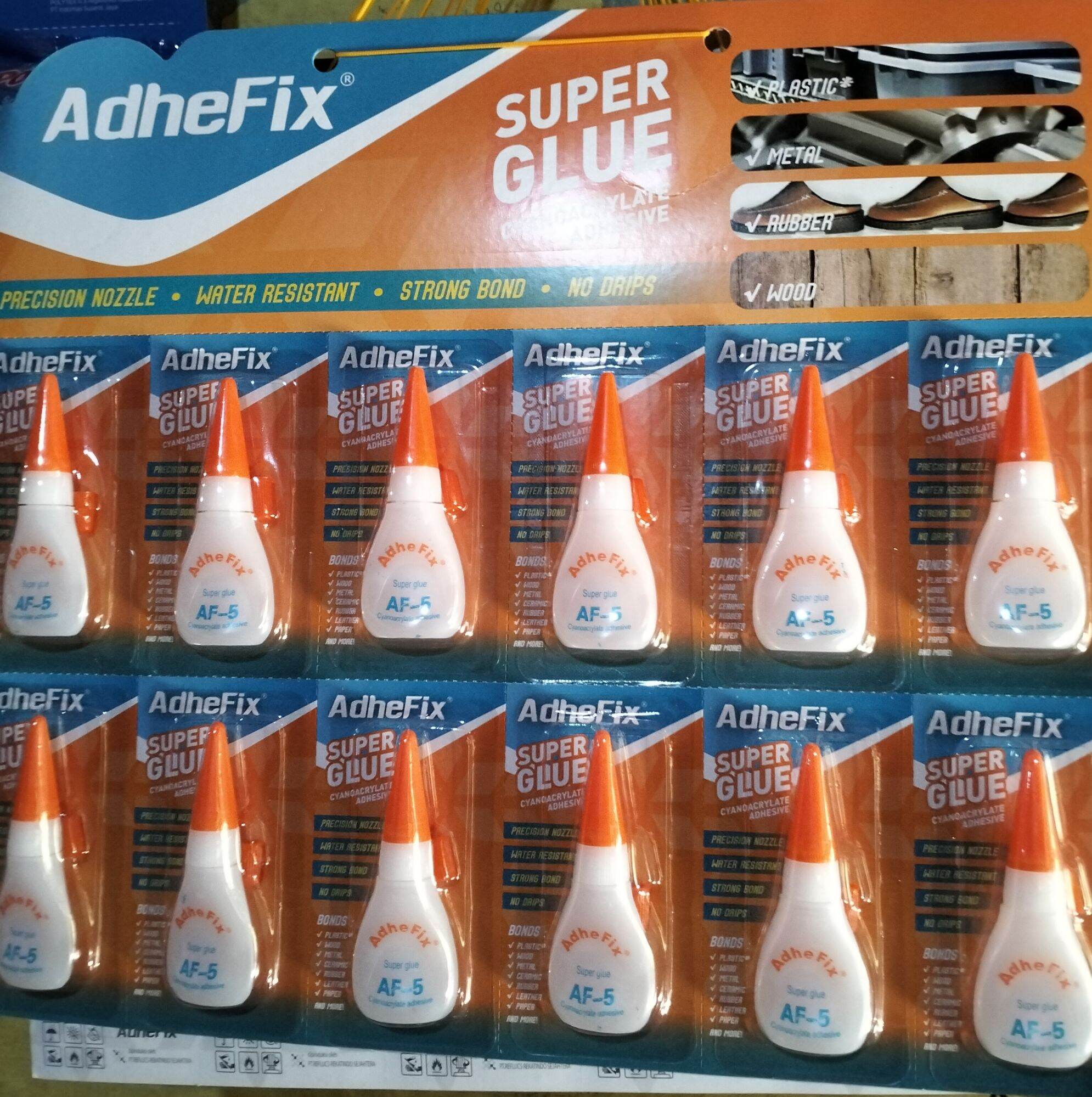 lem super glue adhefix 12pcs lem serbaguna,lem tetes lem korea lembaran ...