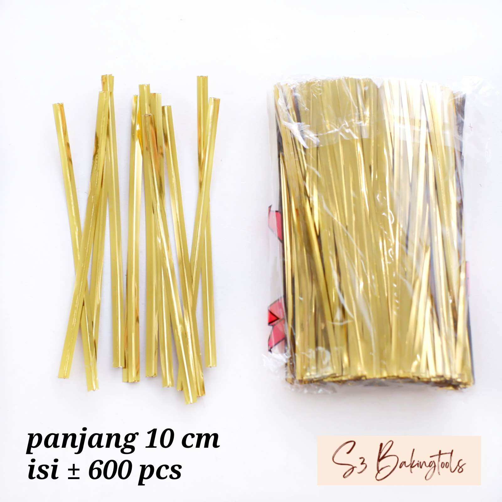 pita kawat parcel gold isi 600 pcs | Lazada Indonesia