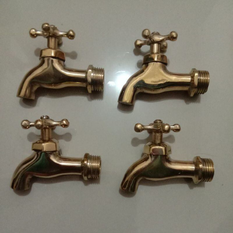 Kran kuningan model classic 1/2 inchi | Lazada Indonesia
