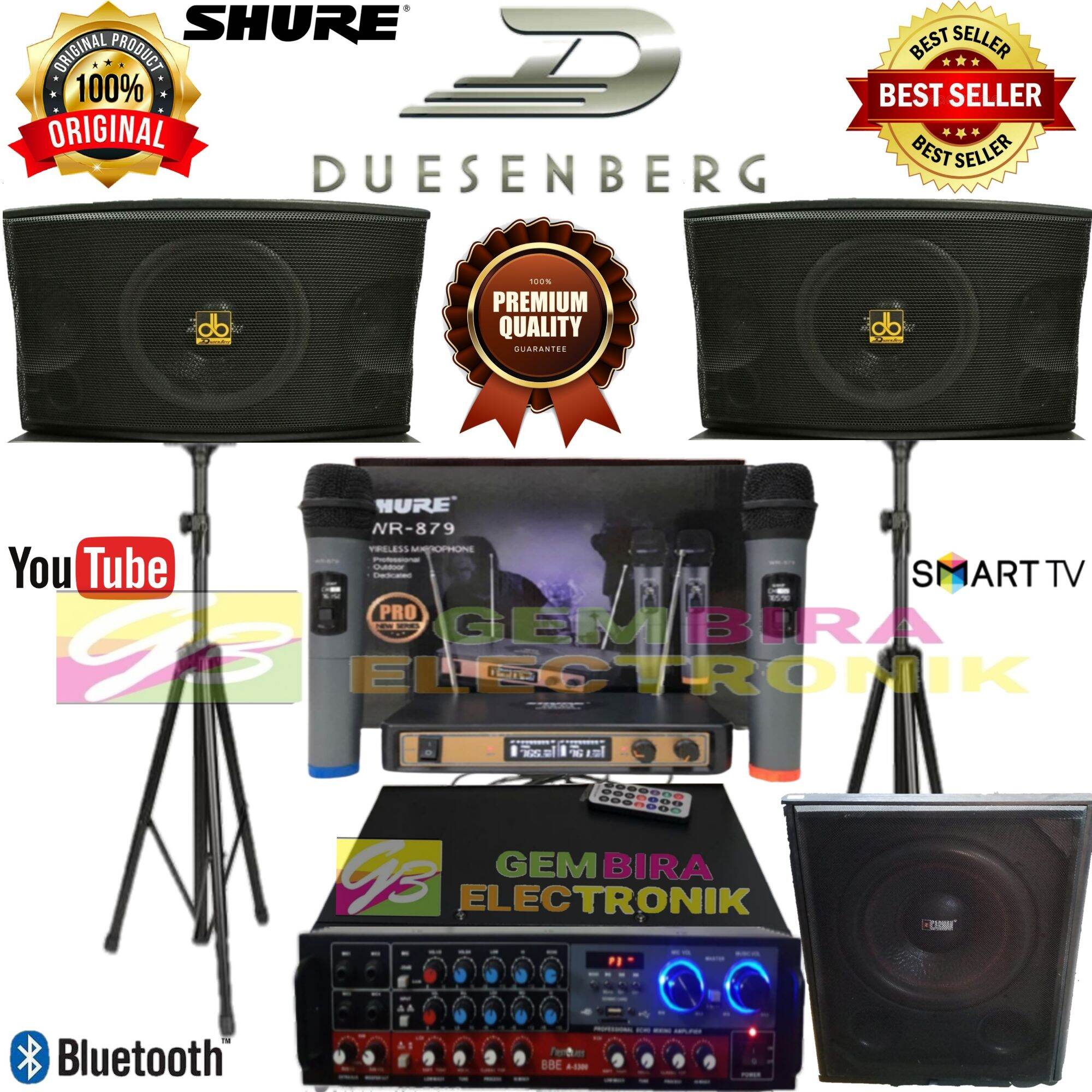 Paket Karaoke Speaker Dusenberg 10 inch subwoofer 12 inch original ...