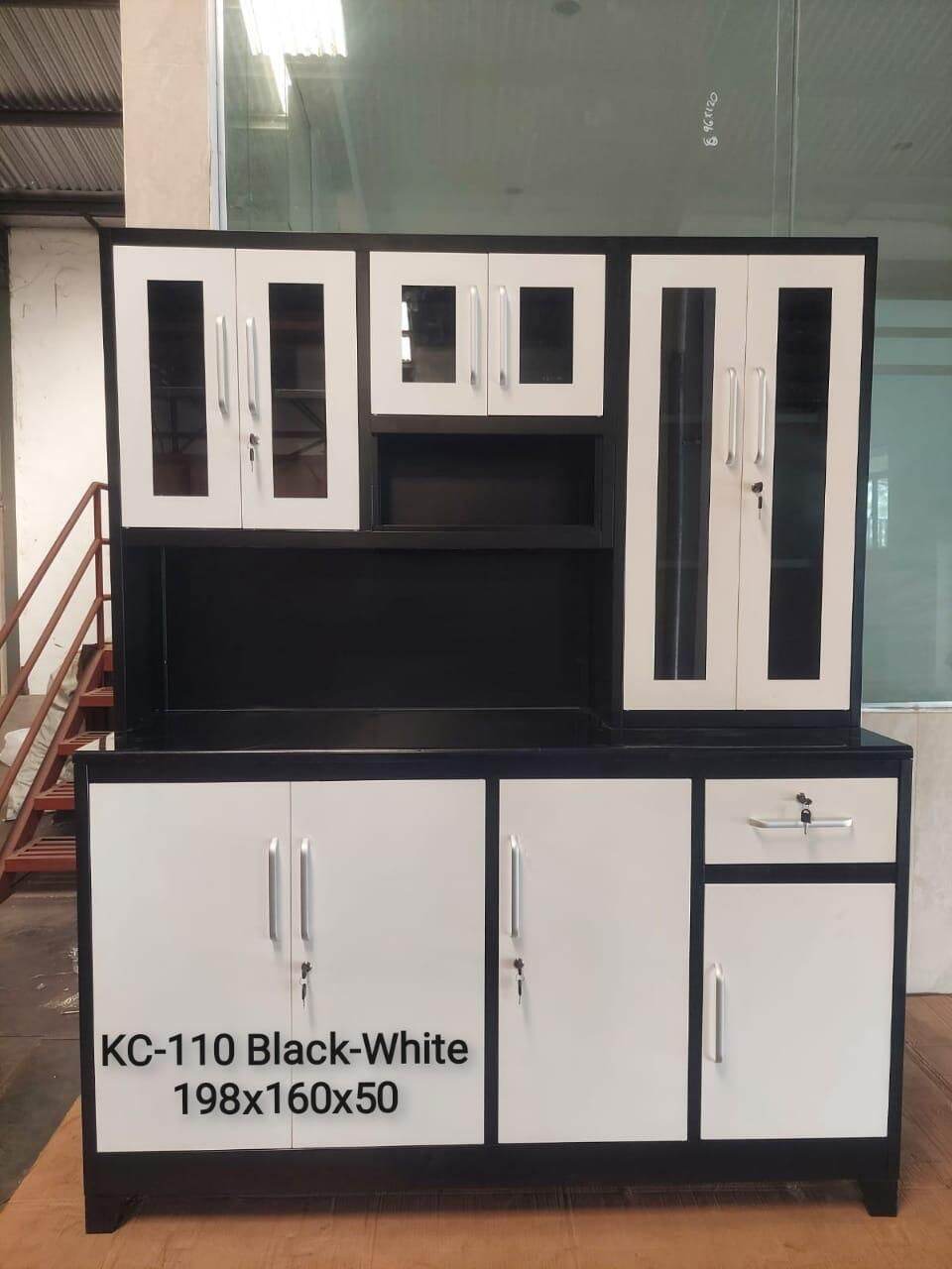 Kitchen Set 4 pintu Lemari Makan Lemari Dapur Lemari Sayur Rak Piring ...