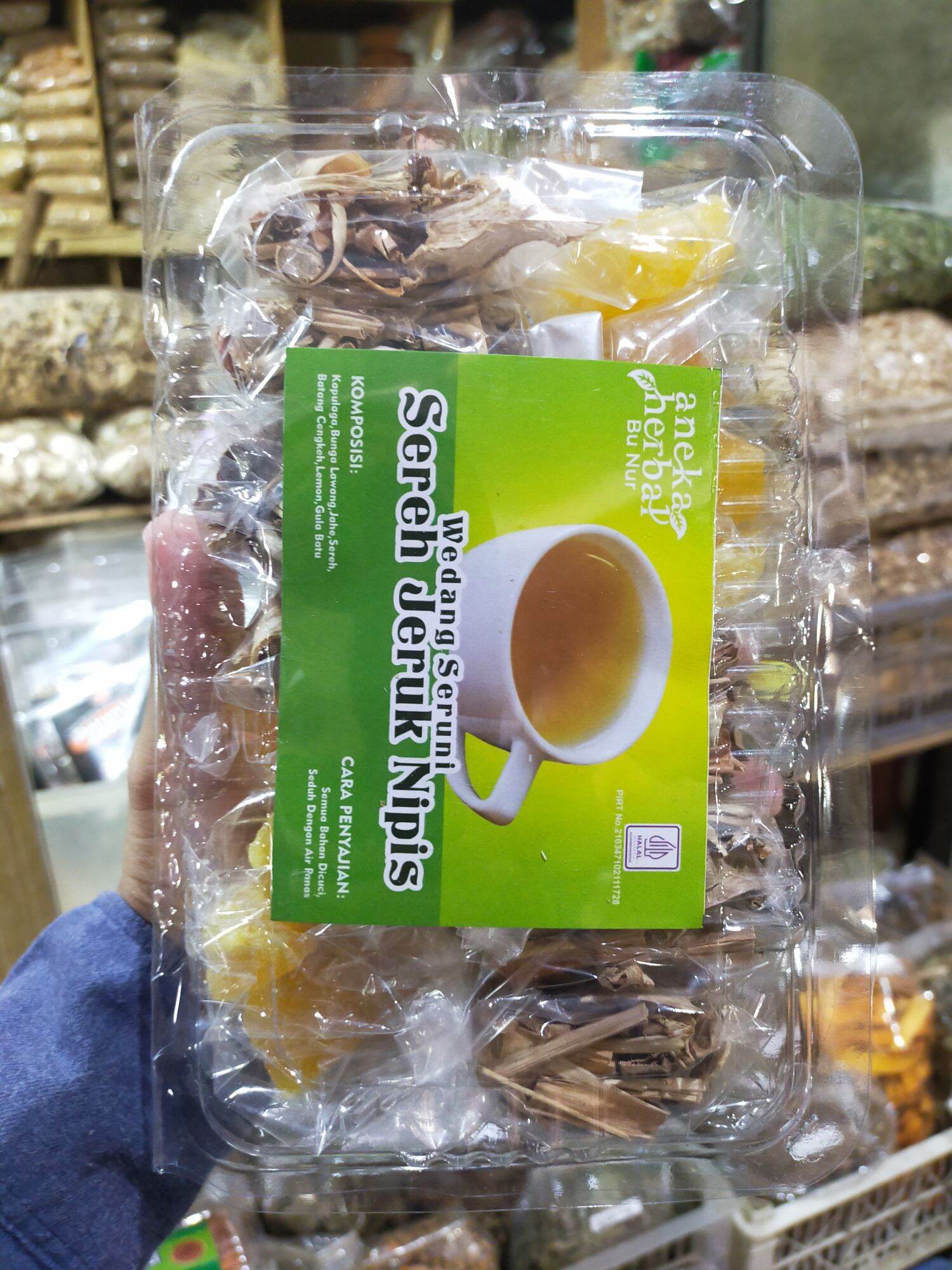 wedang seruni - rempah serih - rempah jeruk nipis - komplit - herbal ...