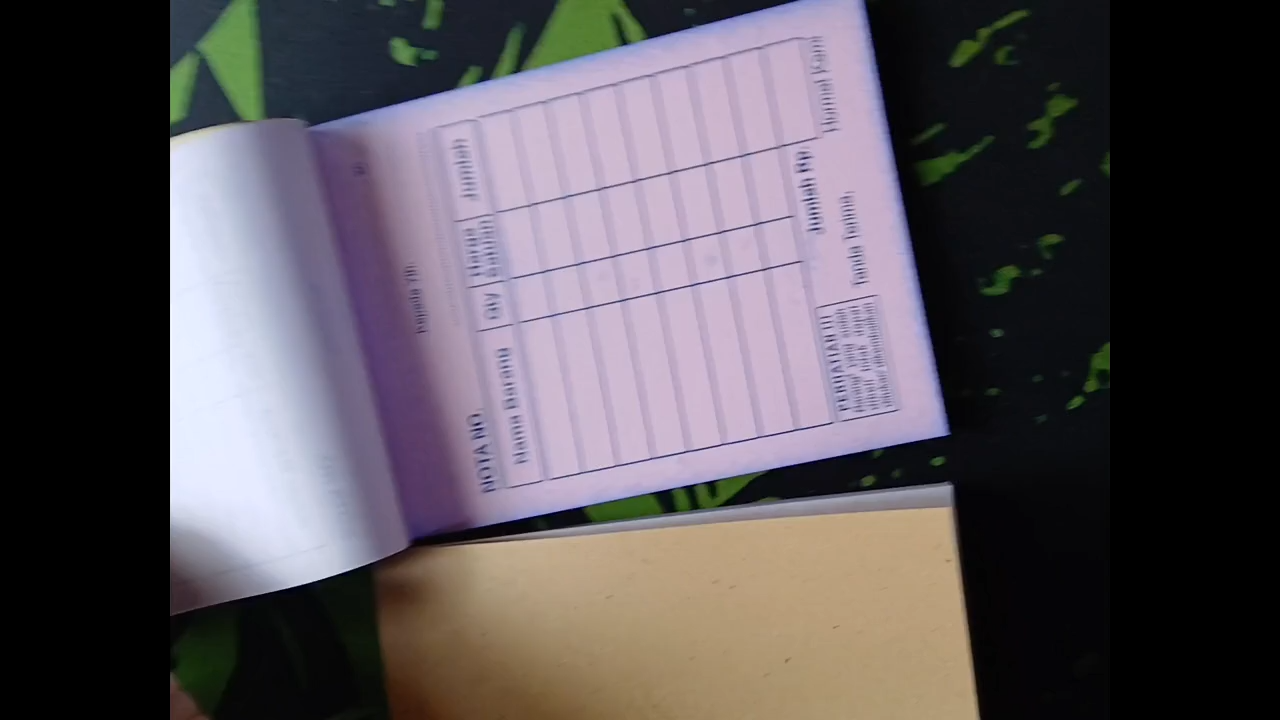 (5 Pcs) Nota Kontan Mini 2 ply Bahan NCR isi 25 Sheet Ukuran 10.5x8cm ...