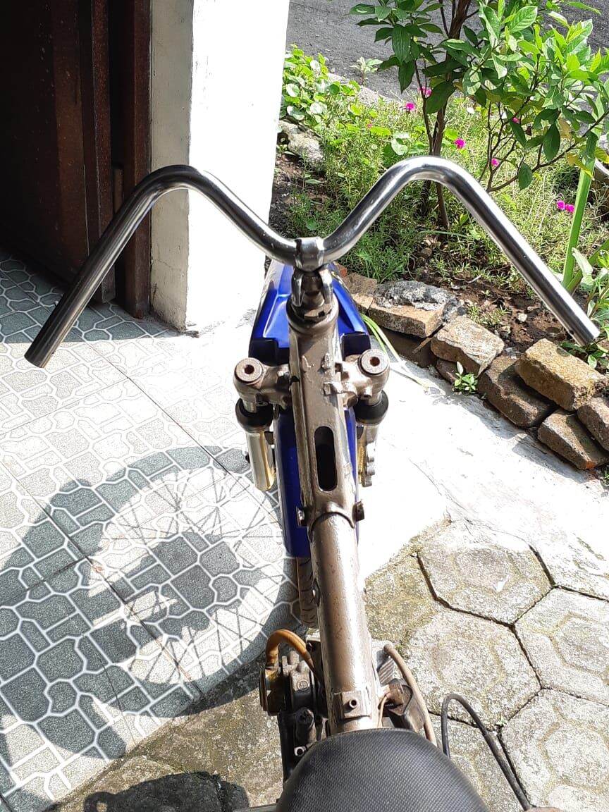 STANG DRAG SLEP ENGINE MOTOR BEBEK CROME BESI TEBAL | Lazada Indonesia