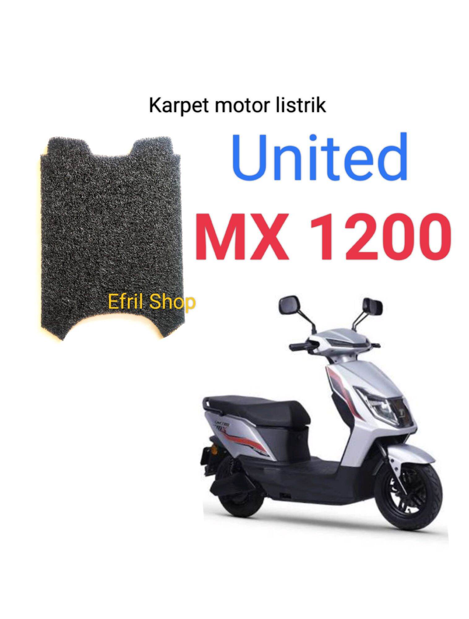 ⭐⭐⭐⭐⭐ Karpet sepeda motor listrik United MX 1200 MX1200 | Lazada Indonesia
