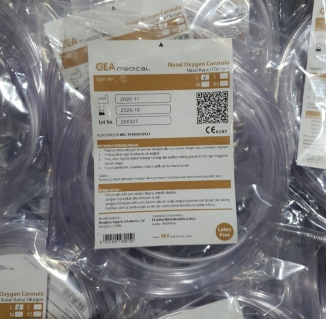 Selang Oksigen / Nasal Oxygen Cannula / Selang Oxygen / Nasal Oksigen ...