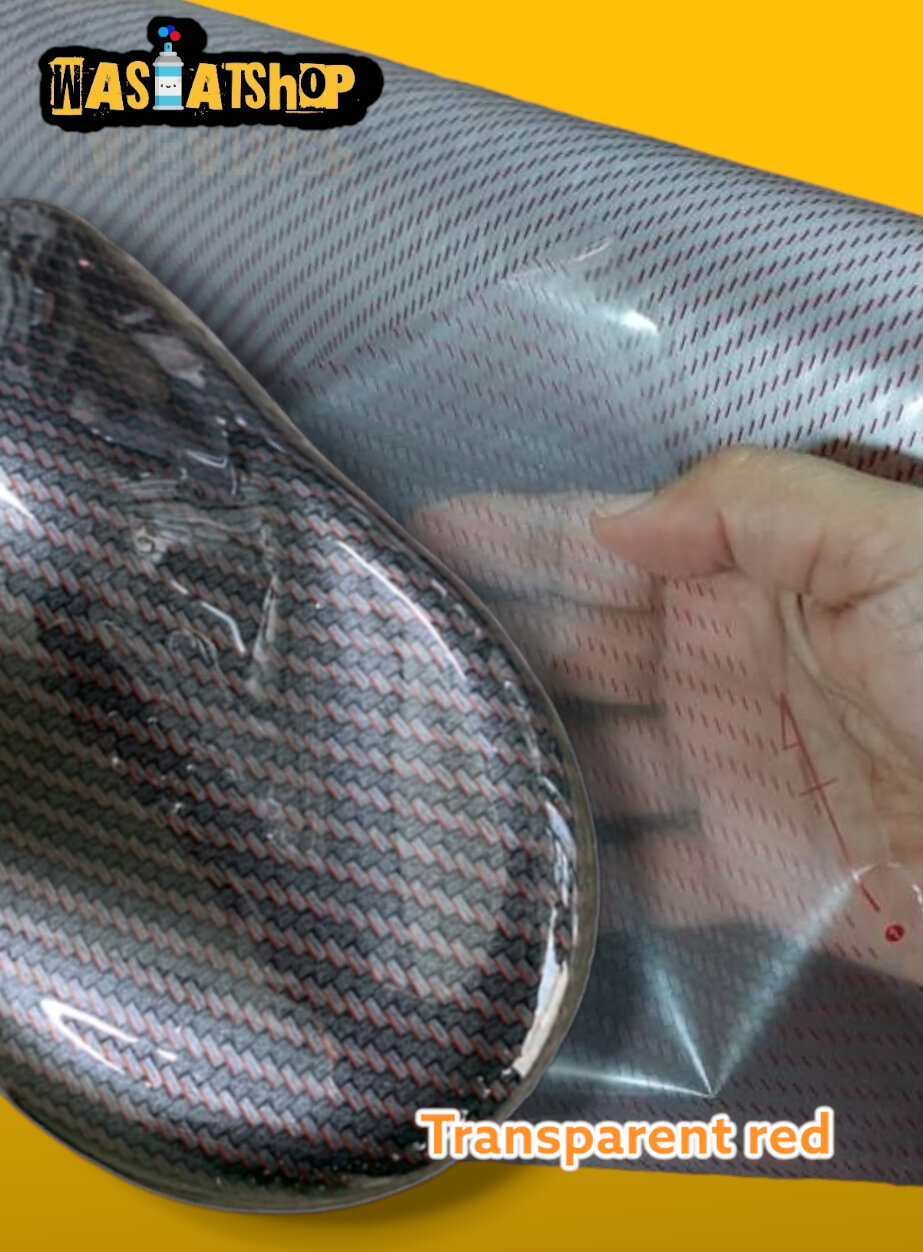 Water transfer printing film hydrographic Carbon celup red | Lazada ...