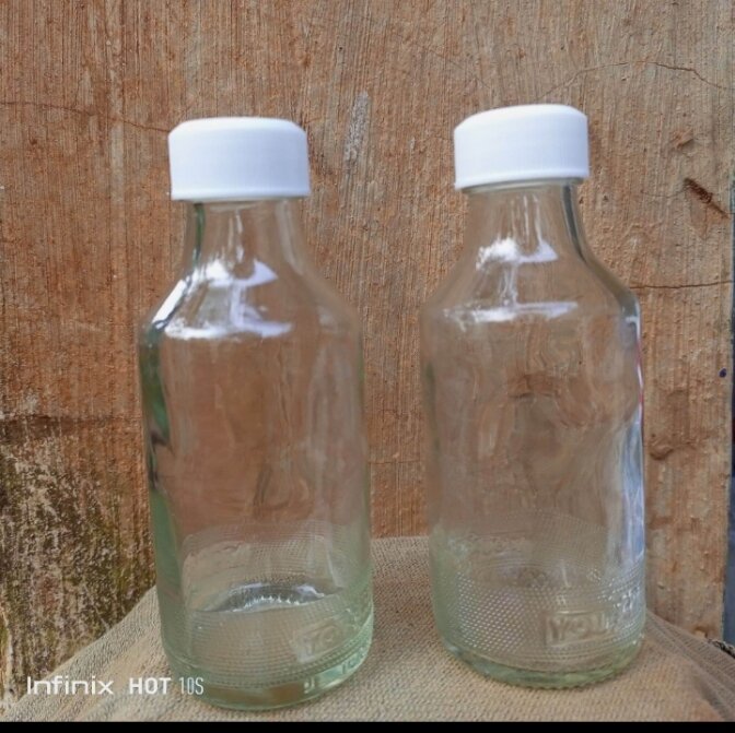 Botol Kaca 150 ml paket 12 pcs Botol lemon / Botol madu / botol ...