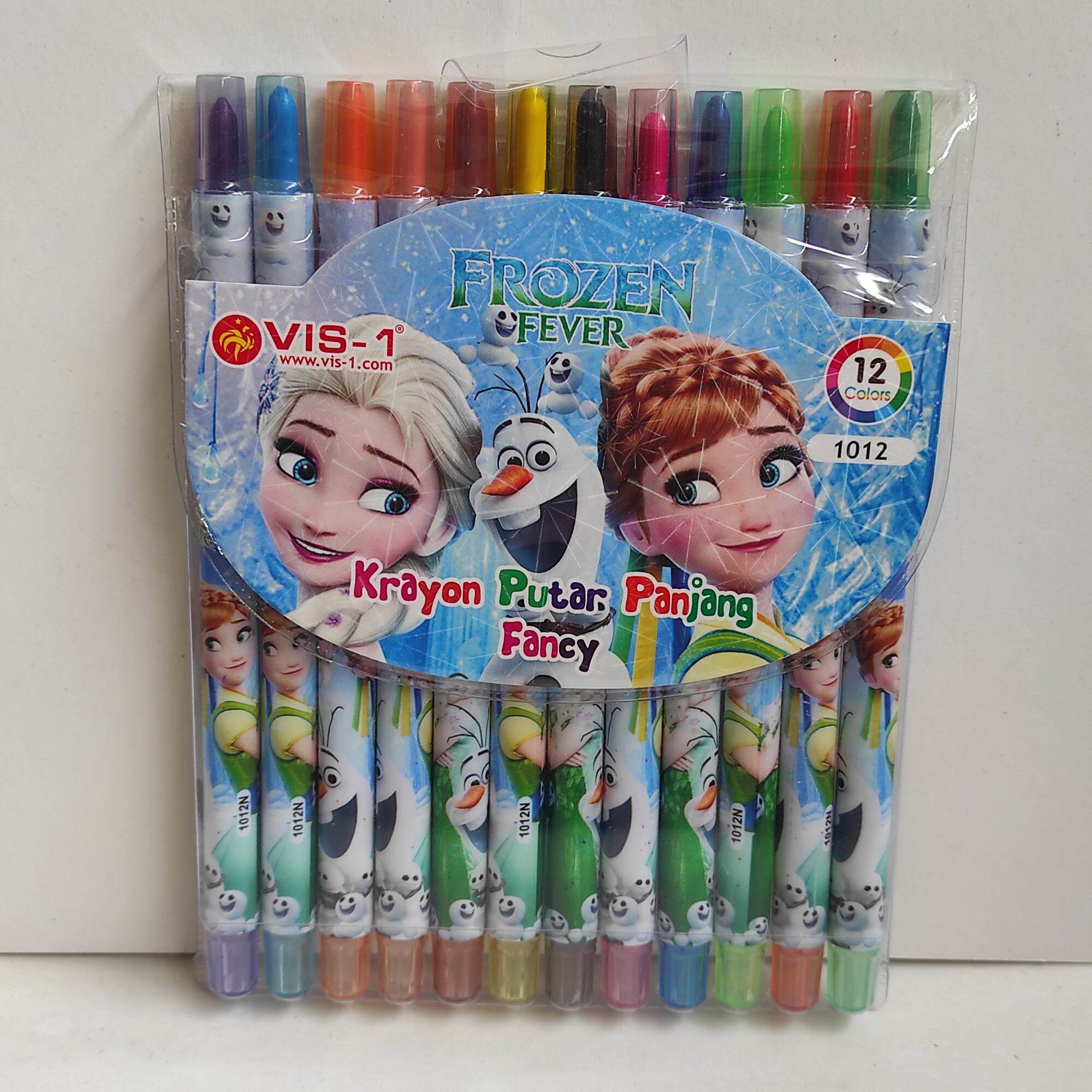 Krayon Putar 12 warna Panjang Crayons / Oil Pastel 12 colours - Crayon ...