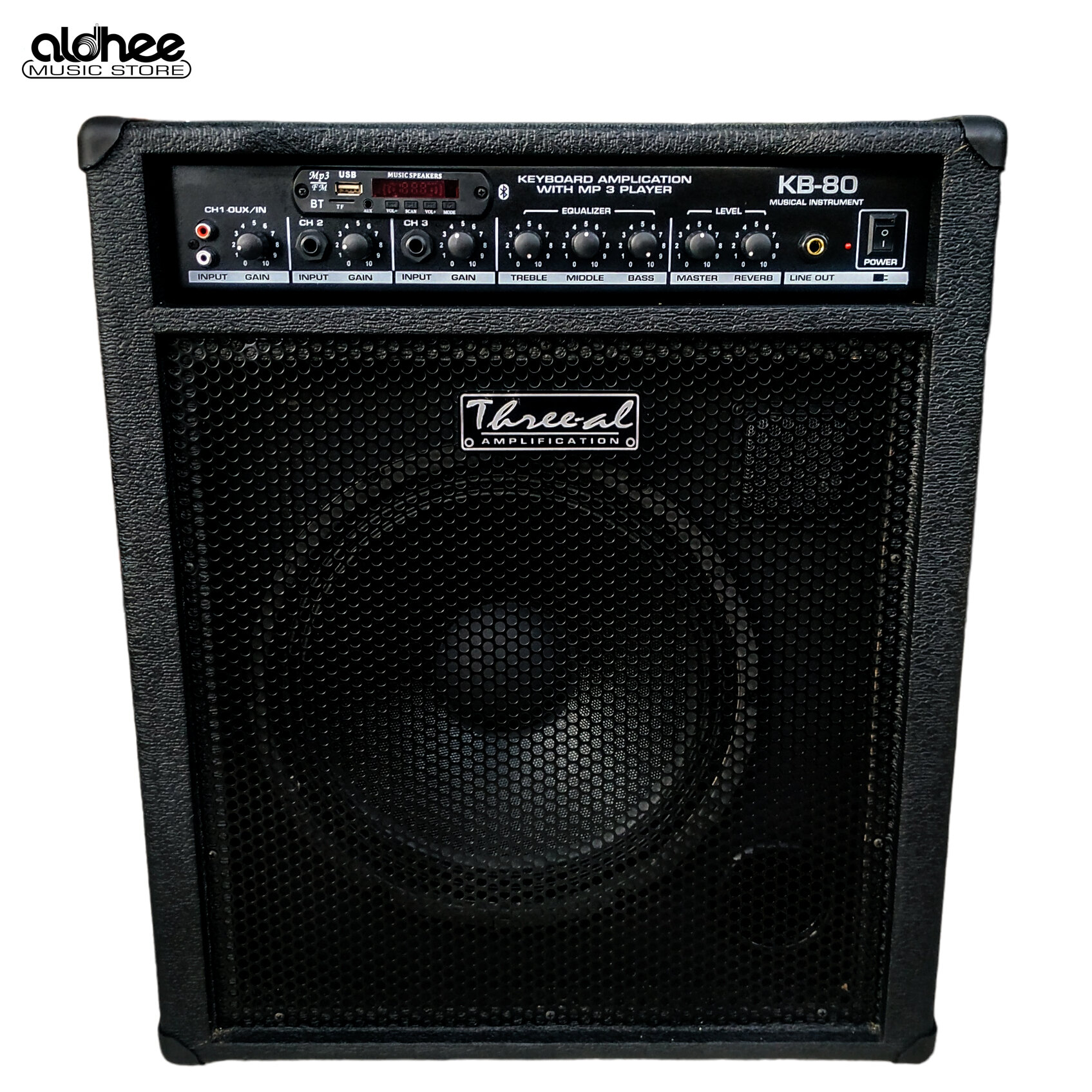 Ampli Keyboard Multifungsi Three-Al KB-80 Bluetooth Speaker ukuran 12 ...