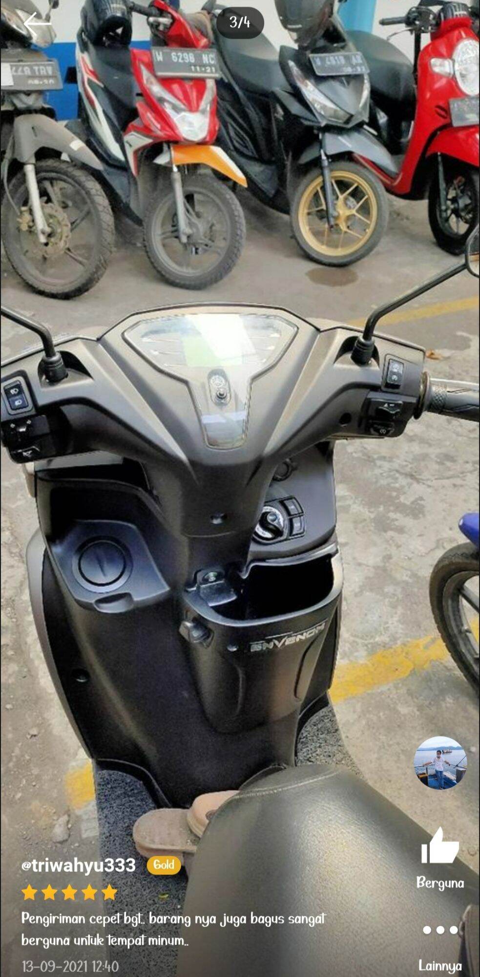 Box Bagasi Depan Yamaha Freego / Mio Gravis Merk Envenom PNP | Lazada ...