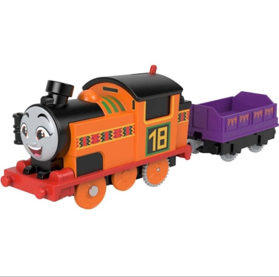 New Look Thomas & Friends HFX92 Nia Motorized Toy Train Engine, Mainan ...