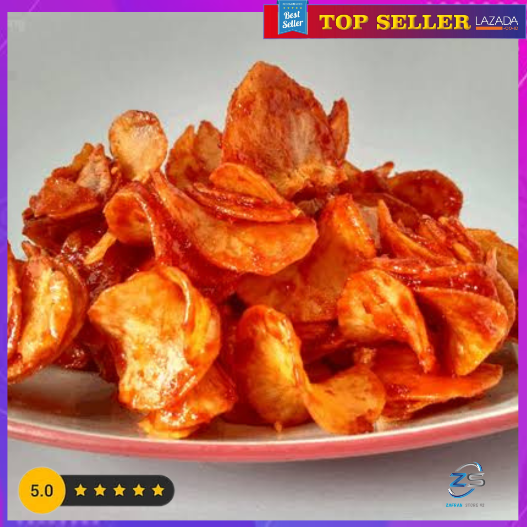 Kripik Singkong Pedas Isi 250 gram / Cemilan Pedas / Keripik Singkong ...