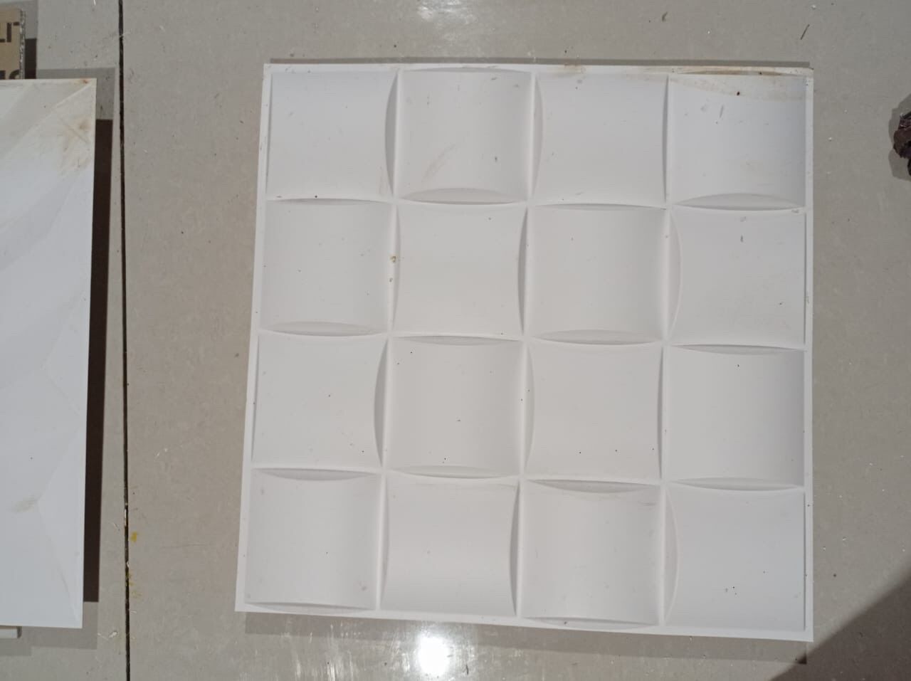 Cetakan panel cor beton/gypsum 50x50 cm | Lazada Indonesia