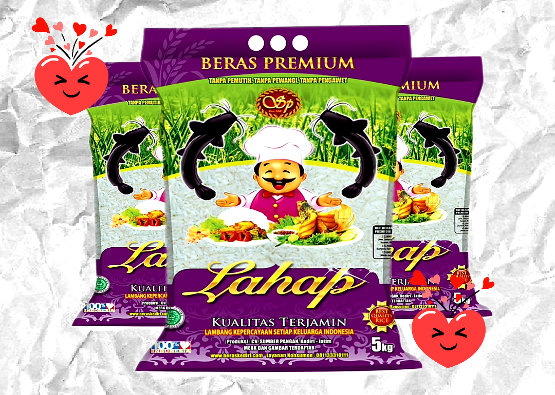 Lahap Beras PREMIUM Kemasan 5Kg kilo | Lazada Indonesia
