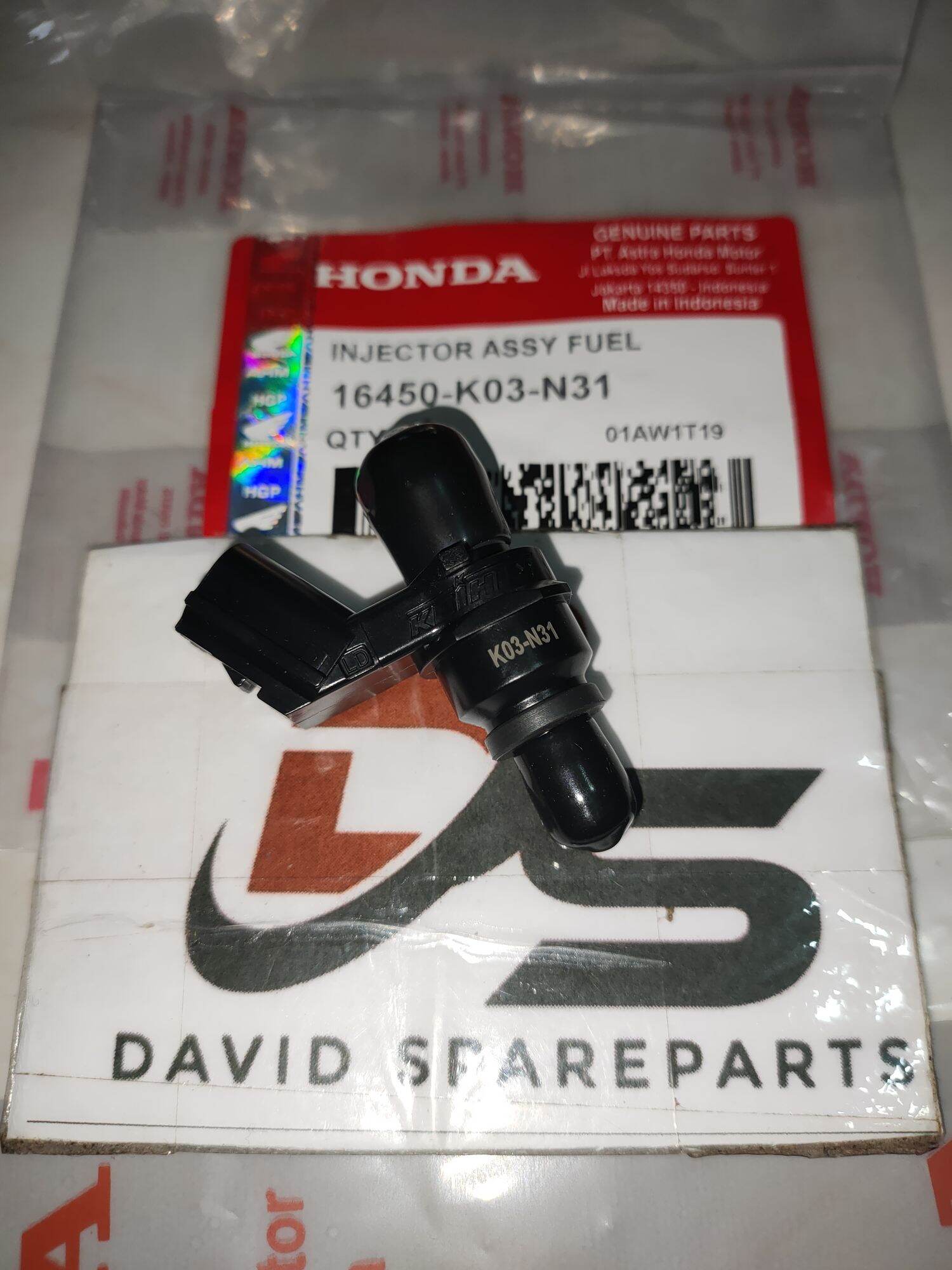 INJECTOR INJEKTOR K03 REVO FI BLADE FI NEW SUPRA X 125 HELM 6Lubang ...