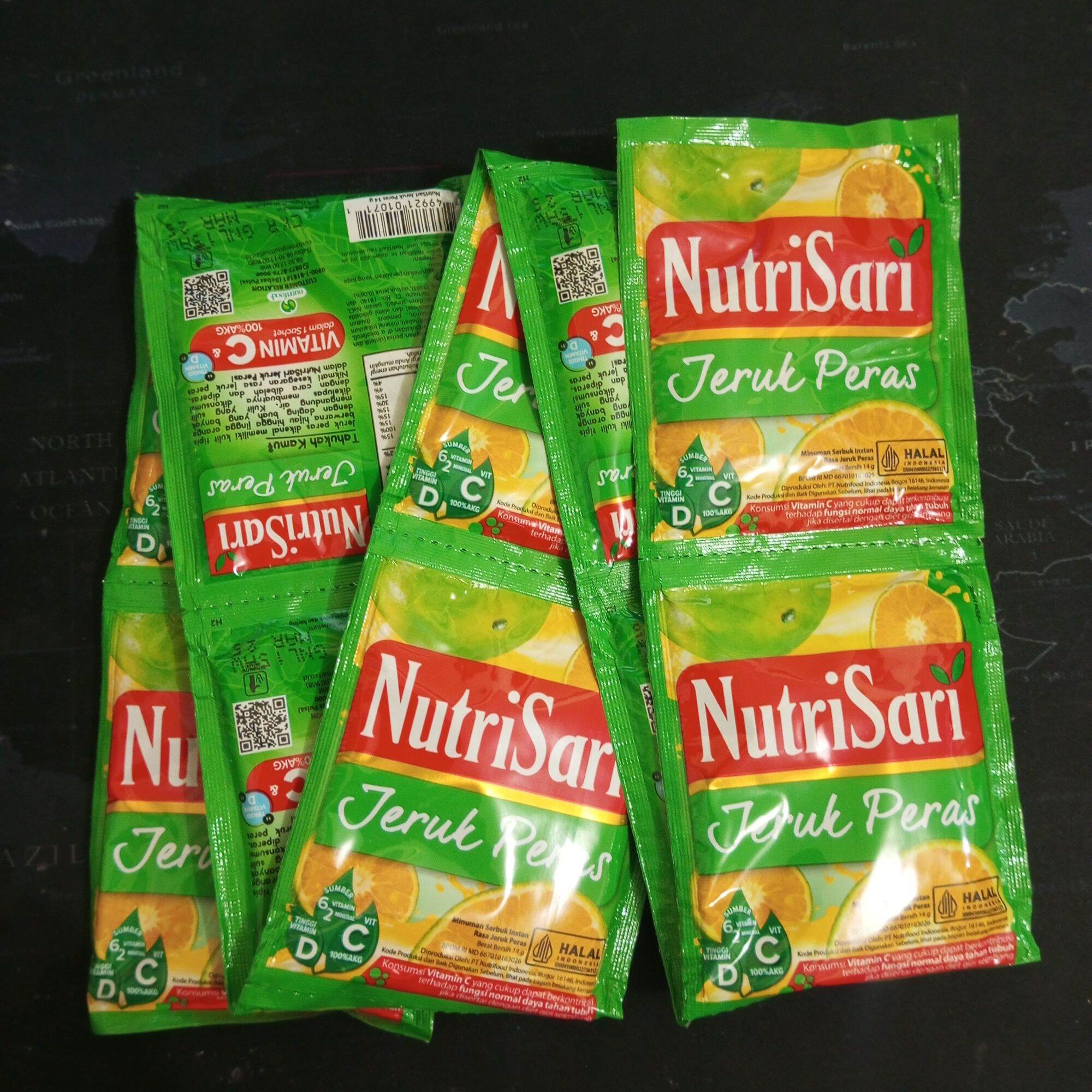 NutriSari Sachet 1 Renceng isi 10pcs | Nutrisari Minuman Serbuk Instan ...