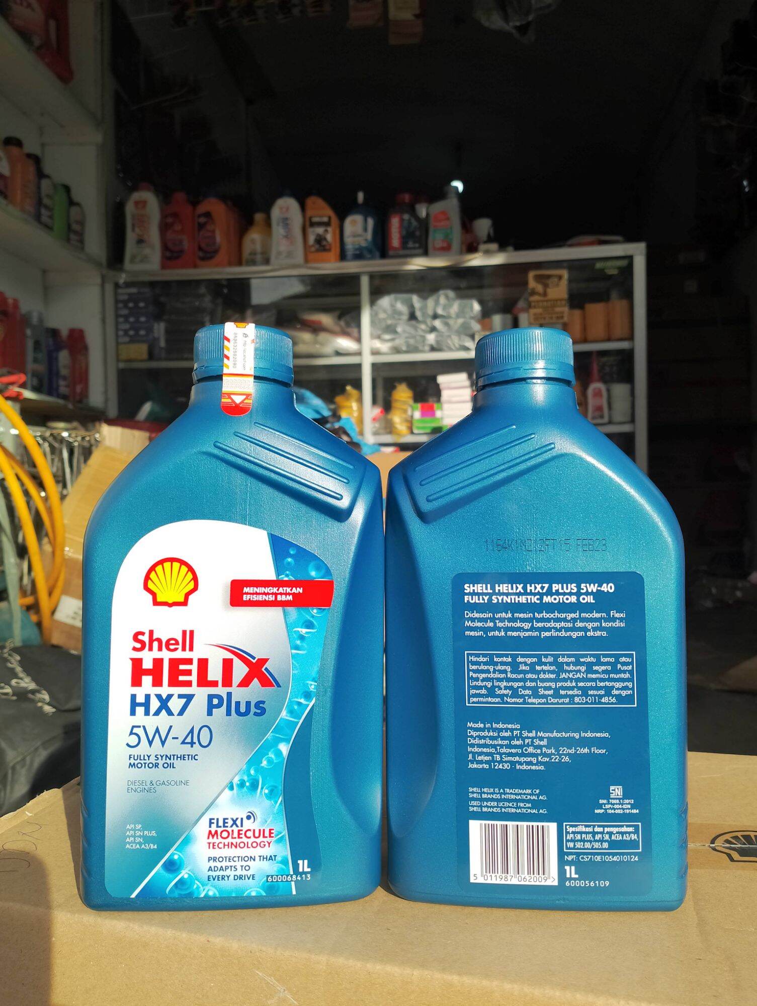 Shell Helix Hx7 1 Liter 100% Original | Lazada Indonesia