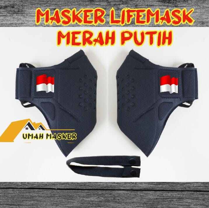 Masker tomo merah putih/masker merah putih | Lazada Indonesia