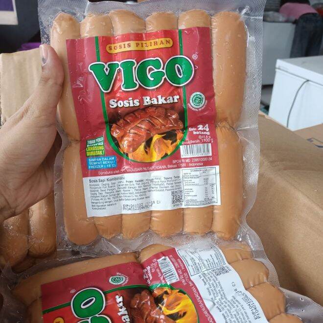 sosis Vigo sosis sapi kombinasi ukuran 1.1 kg paling laris isi 24 ...