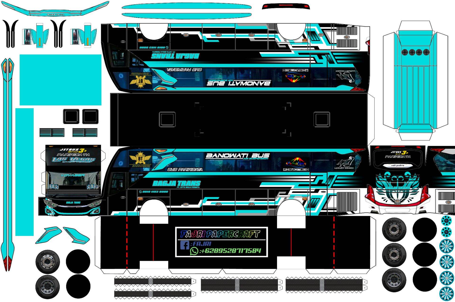 pola papercraft bus SkALA50 laminasi glossy harga murah | Lazada Indonesia