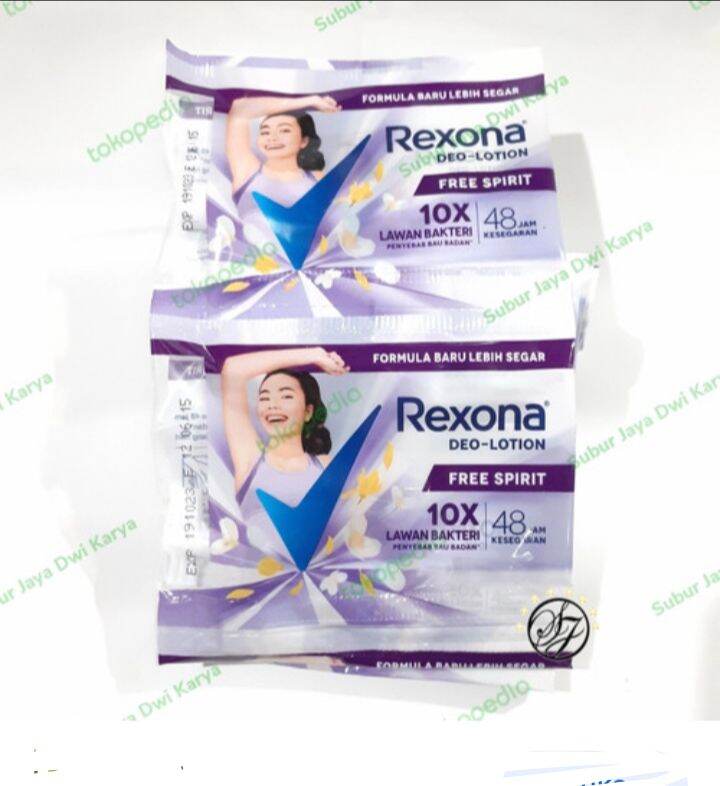 REXONA SACHET / DEODORANT RENCENGAN ISI. 12PCS | Lazada Indonesia