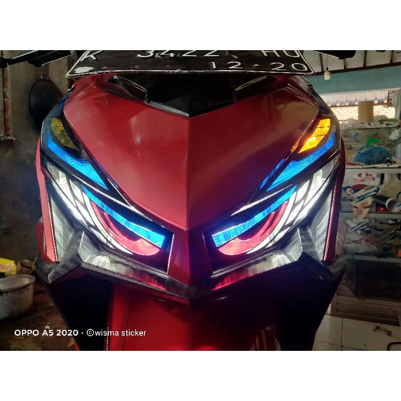 Stiker Lampu+Alis Vario 125/150 Old / Stiker Lampu Mata Elang / Stiker ... Stiker Lampu+Alis Vario 125/150 Old / Stiker Lampu Mata Elang / Stiker ...